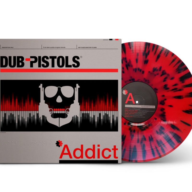 ADDICT *** LIMITED EDITION SIGNED BLACK AND RED SPLATTER VINYL ...